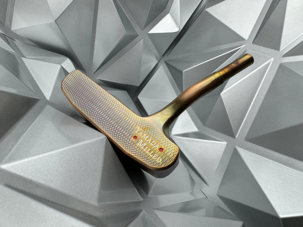 Yamada Golf Shogun Burnt Copper Sight Dot Handmade Putter Head Only ...