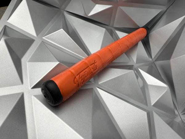 Fujimoto Crocodile Leather Frosted Orange Putter Grip – torquegolf