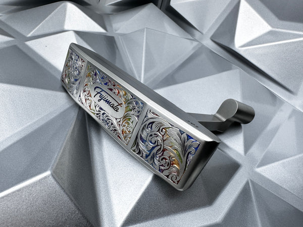 Fujimoto Golf Putter 303 Chromatic Hand Engraved Iura V2 – torquegolf