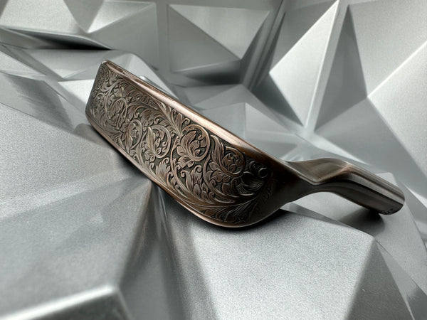 Fujimoto Golf Putter Black Copper Hand Engraved Iura & Handmade by Ryo ...