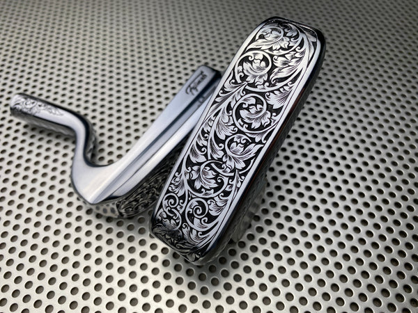 Fujimoto Golf Putter Hand Engraved Iura & Handmade by Ryouhei Fujimoto ...